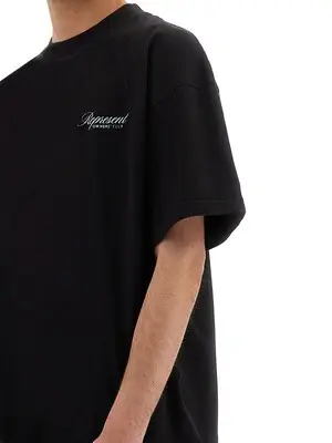 REPRESENT Owners Club Script" T-shirt - Black