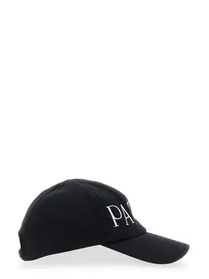 PATOU Baseball Cap With Logo - Black