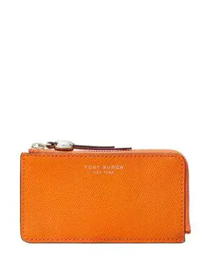 Tory Burch Romy Zip Card Case - Orange