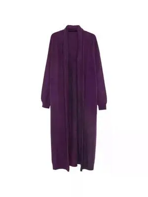 Frenckenberger Open-front Long Cardigan