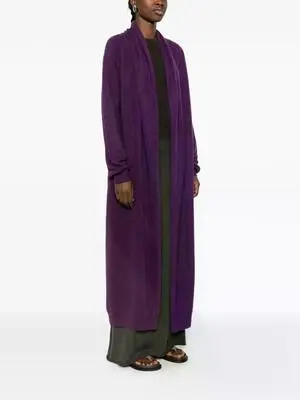 Frenckenberger Open-front Long Cardigan
