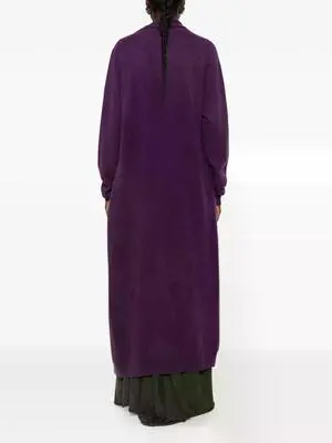 Frenckenberger Open-front Long Cardigan