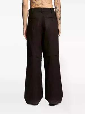 ZIGGY CHEN Straight Leg Worker Trousers