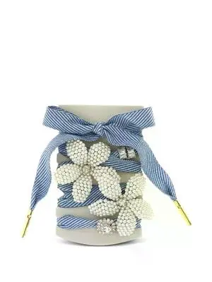 GOLDEN GOOSE Beaded Charms Shoelaces - Blue