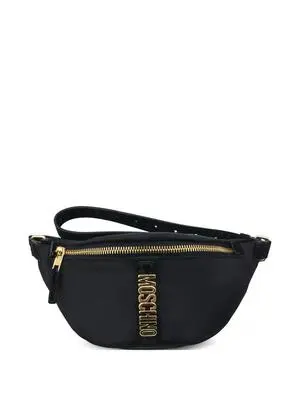 Moschino Logo Belt Bag - Black