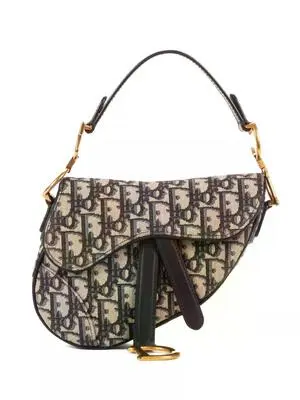 Dior Mini Saddle Handbag - Blue