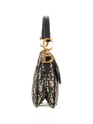 Dior Mini Saddle Handbag - Blue