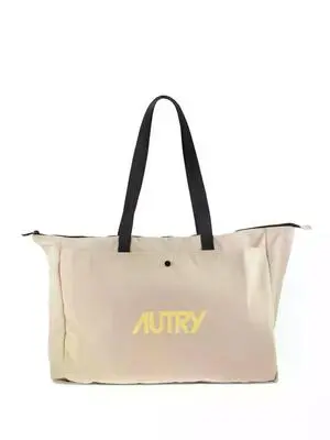 AUTRY Logo-print Tote Bag - Neutrals