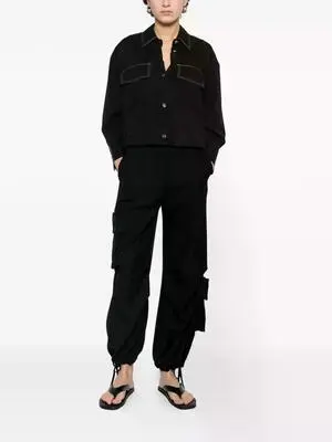 Erika Cavallini Button-fastening Cargo Pants