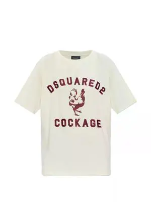 Dsquared2 Graphic Cotton T-shirt