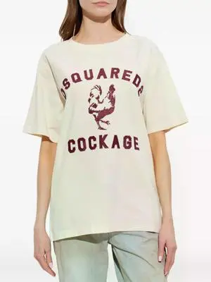 Dsquared2 Graphic Cotton T-shirt