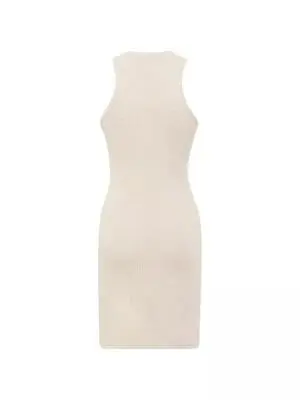 LANEUS Sleeveless Knitted Dress