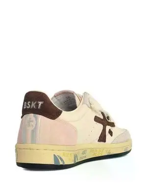 Premiata Bskt Logo Suede Sneakers - Neutrals