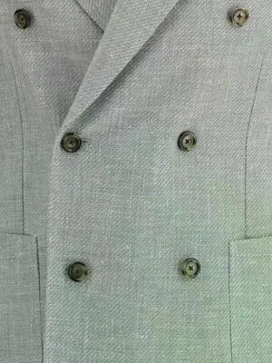 LARDINI Double-breasted Blazer - Grey