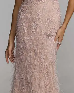 MAC DUGGAL COLLECTION Embellished Lace Gown