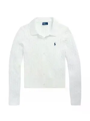 Polo Ralph Lauren Cable-knit Collared Cardigan