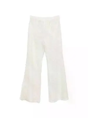 Erika Cavallini Embellishment-detail Trousers - White