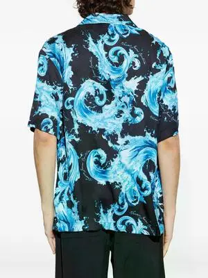 Versace Barocco Print Pocket Shirt