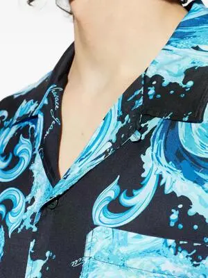 Versace Barocco Print Pocket Shirt