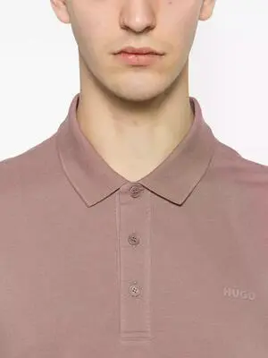 BOSS Buttoned Polo Shirt - Pink