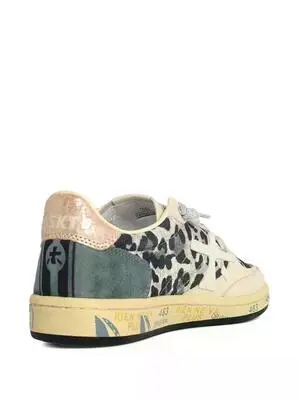 Premiata Leopard-print Leather Blend Sneakers