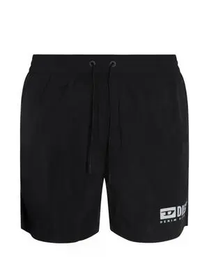 DIESEL Drawstring Logo Swim Shorts