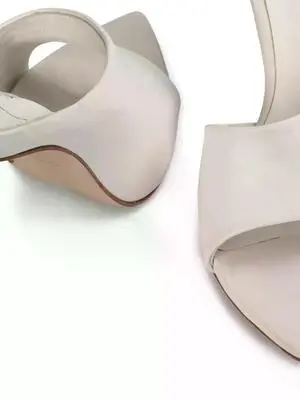 LE SILLA Futura Stiletto-heel Sandals - White