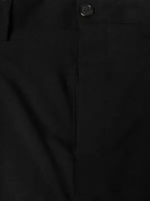 LANEUS Buttoned Trousers - Black