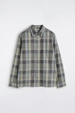 Cos Checked Cotton-twill Shirt - Multicolor