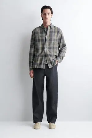 Cos Checked Cotton-twill Shirt - Multicolor