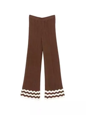 TWINSET Knitted Wide Leg Trousers
