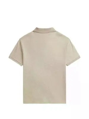 Polo Ralph Lauren Heather Logo Polo Shirt - Neutrals