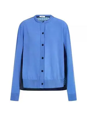 FERRAGAMO Button Panel Cardigan - Blue
