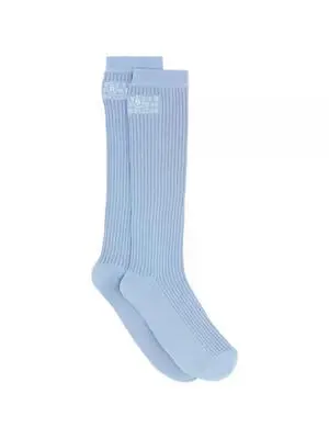 MAISON MARGIELA Ribbed Logo Socks