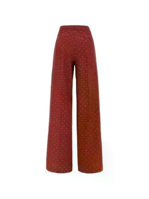 Etro Pleated Trousers With Button Detail