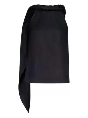 Loulou De Saison Scarf-detail Blouse - Black