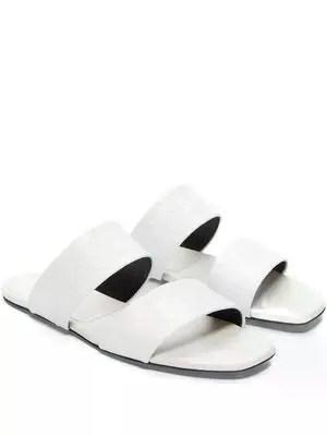 Loulou De Saison Jako Textured-effect Sandals - White