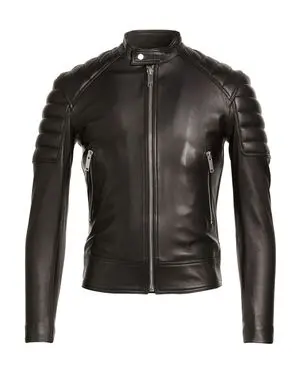 Sandro Lambskin Biker Jacket