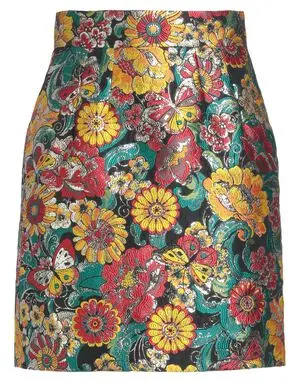 Dolce & Gabbana Mini Skirt Brocade Floral-print