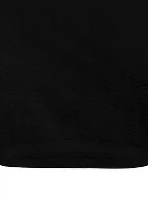 LANEUS Cropped T-shirt - Black