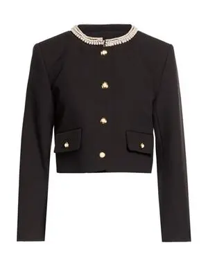 Sandro Embellished Crepe Jacket
