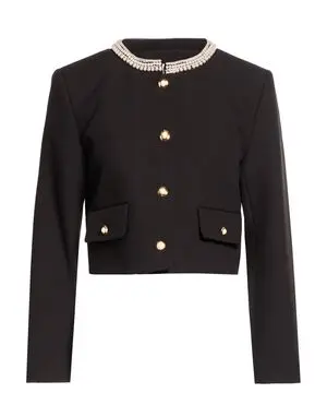 Sandro Embellished Crepe Jacket