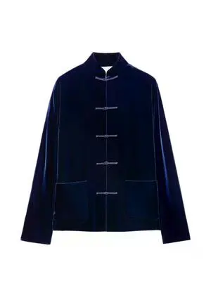 Shanghai Tang Button Detailed Outerwear For Men