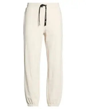 EA7 Pants Ivory Size Organic Cotton - White