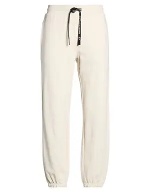 EA7 Pants Ivory Size Organic Cotton - White
