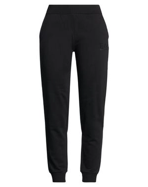 EA7 Track Pants With Brand Logo And Crystals Black