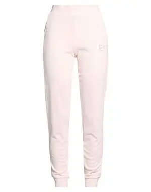 EA7 Track Pants With Brand Logo And Crystals Light Pink
