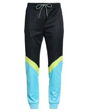 BIKKEMBERGS Pants Turquoise Size Polyester, Cotton, Elastane