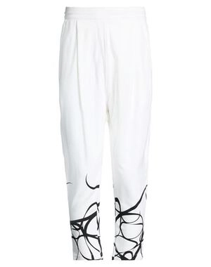BIKKEMBERGS Pants Size Cotton - White