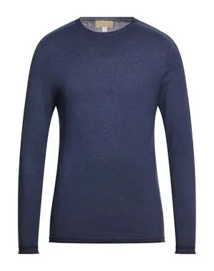 120% Lino Cashmere Crewneck Sweater - Navy